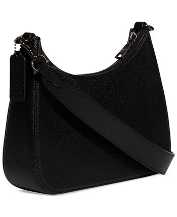 COACH Hobo Small Crossgrain Leather Crossbody - Macy's