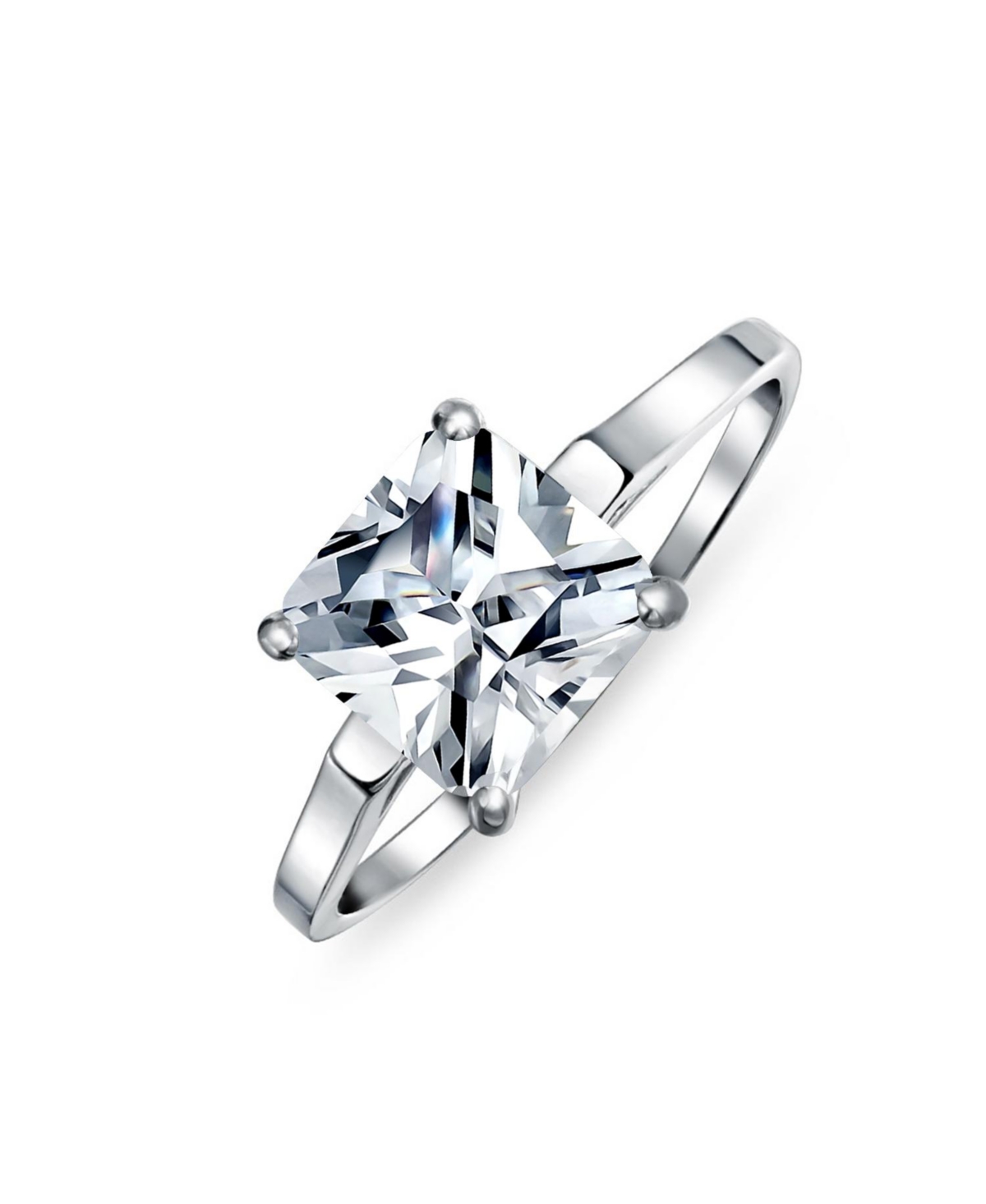 Click here for Bling Jewelry Simple 3CT Cubic Zirconia Square Pri... prices