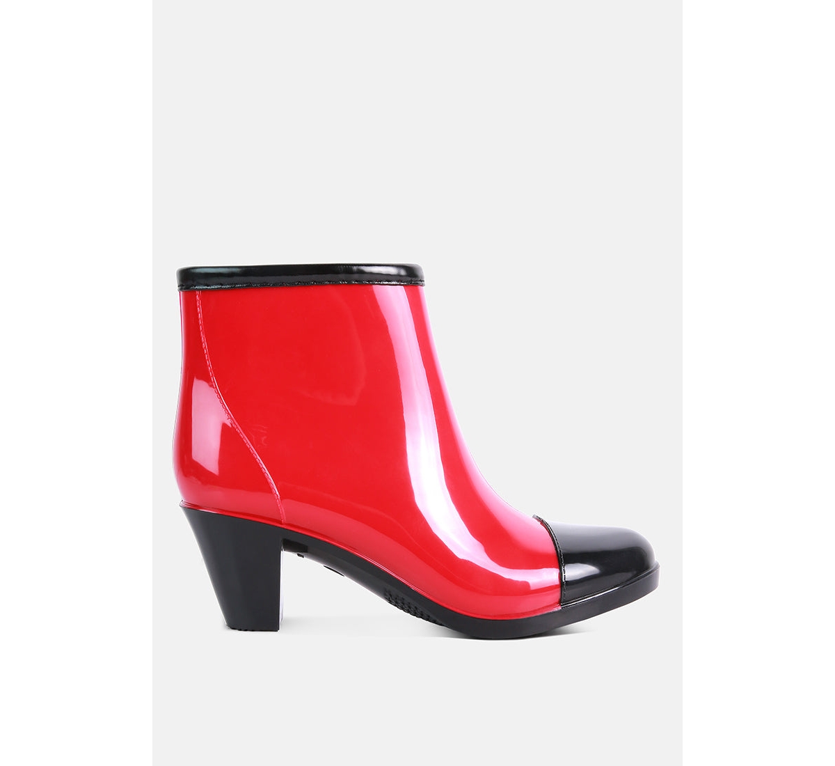 Click here for Mizzle Smart Block Heel Rainboots - Red prices