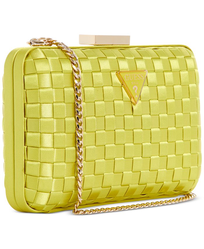 GUESS Twiller Minaudiere Satin Small Crossbody - Macy's