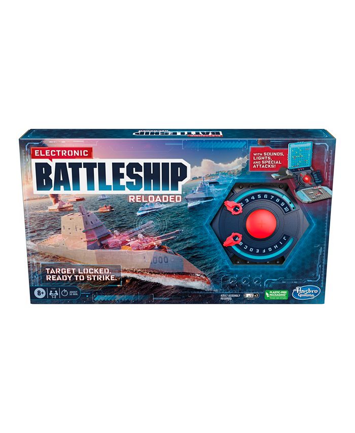 Hasbro Electronic Battleship Reloaded Board Game - Macy's