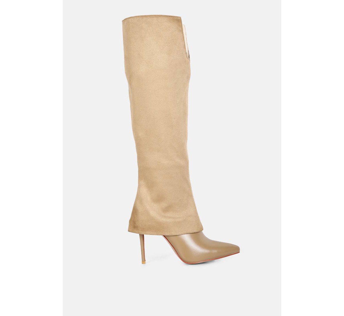 Click here for fifido knee boot - Taupe prices