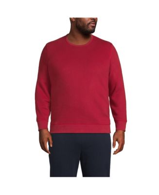 Lands' End Men's Long Sleeve Serious Sweats Crewneck Sweatshirt - Macy's