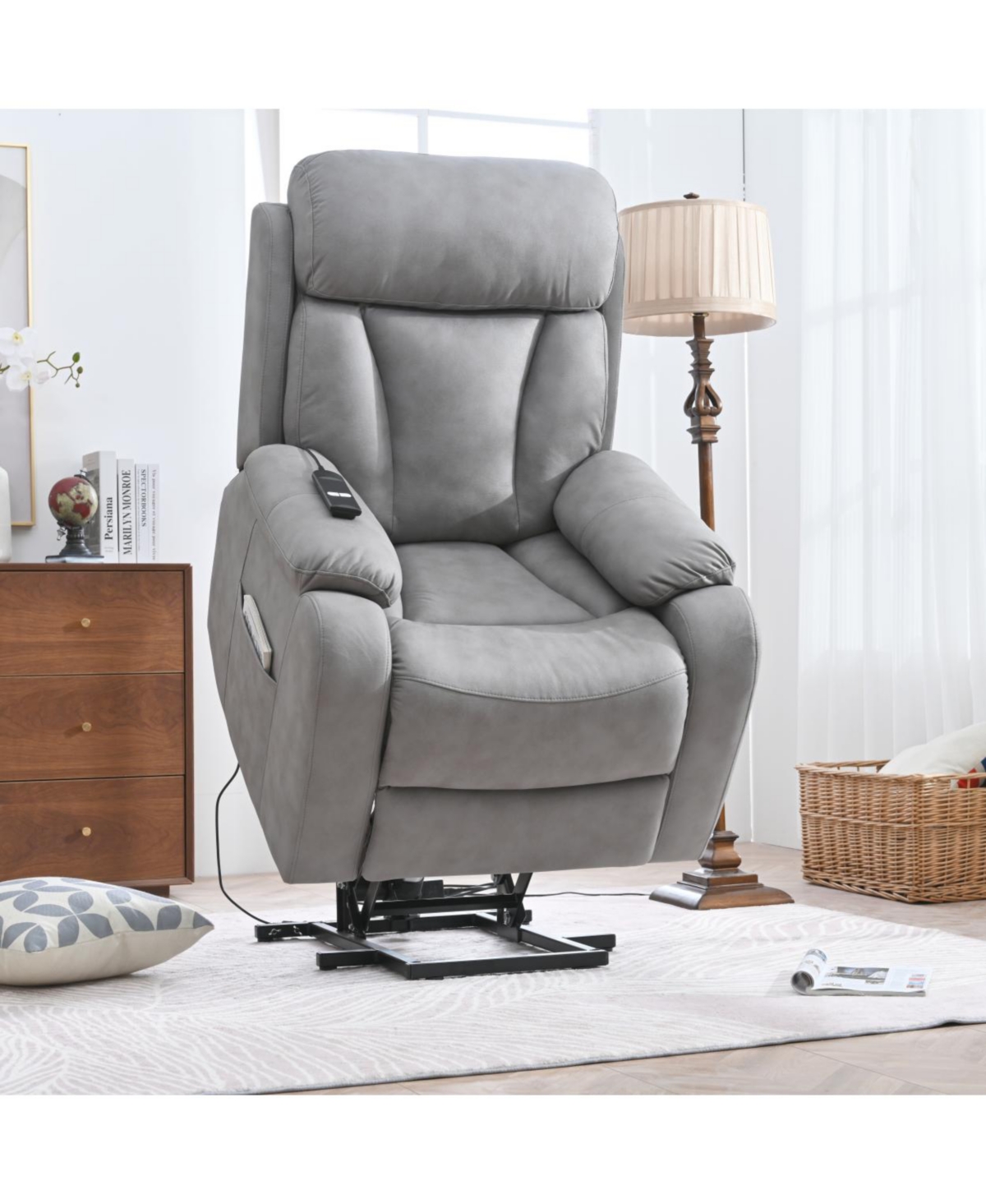 Click here for Elderly Power Lift Recliner Chair with Remote Cont... prices
