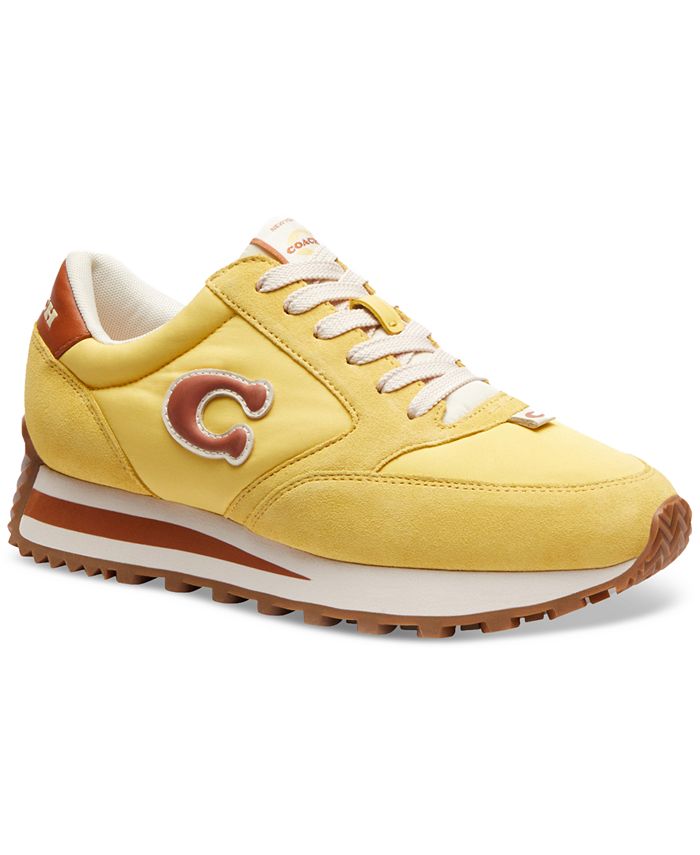 COACH Women's Runner "C" Lace Up Jogger Sneakers - Macy's
