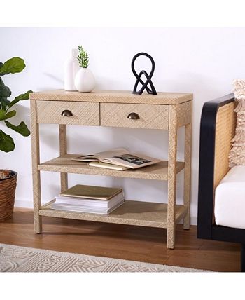 Safavieh Apis Raffia Console Table - Macy's