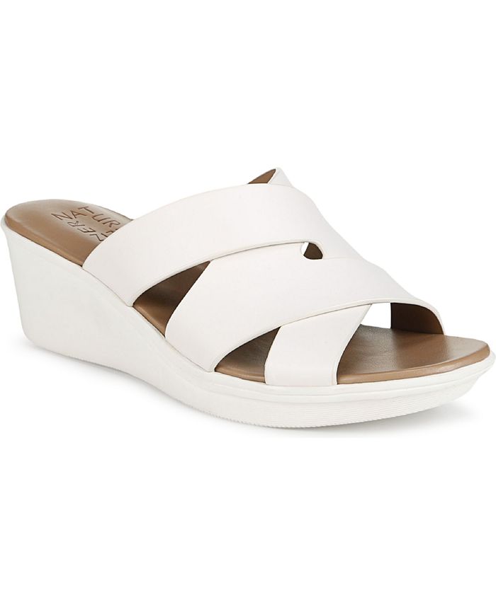 Naturalizer Rowena Slide Wedge Sandals - Macy's