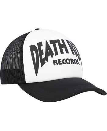 Lids Men's White, Black Death Row Records Trucker Adjustable Hat - Macy's