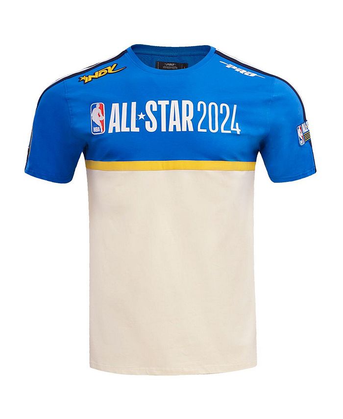 Pro Standard Men's and Women's Cream 2024 NBA All-Star Game Chenille T ...