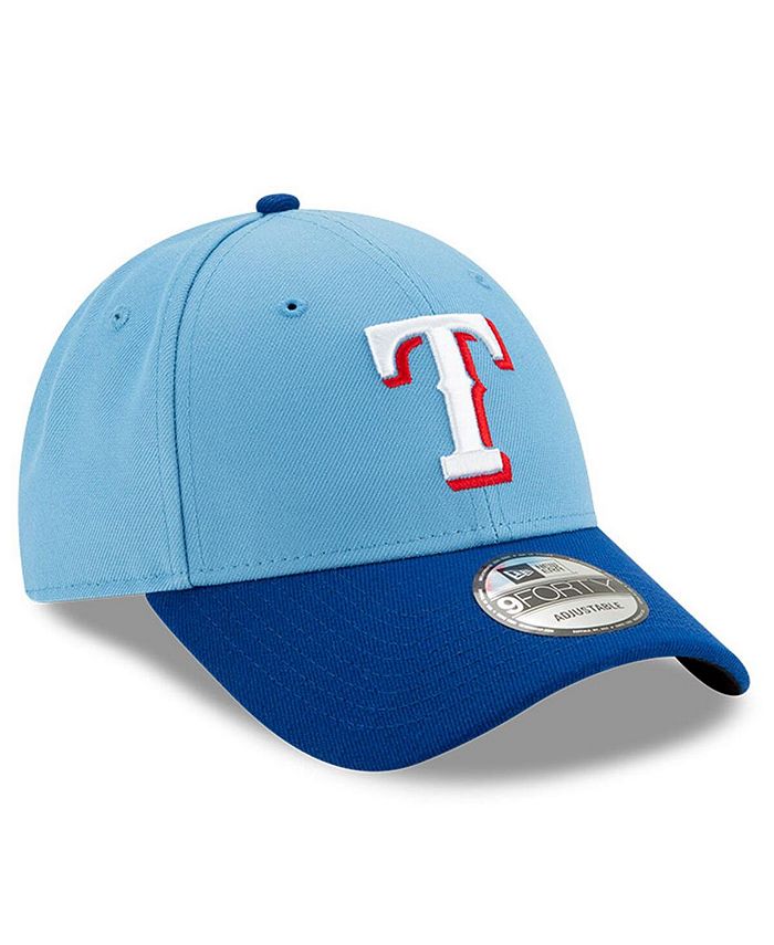 New Era Men's Light Blue Texas Rangers Alternate 2 The League 9FORTY ...