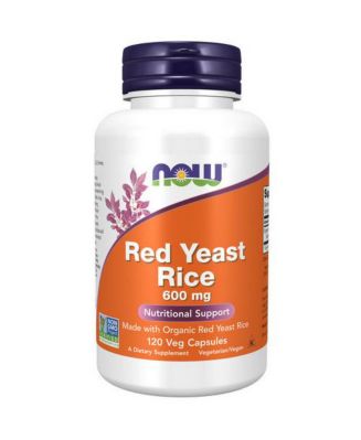 Now Foods Red Yeast Rice Extract, 600 mg, 120 Vcaps - Macy's