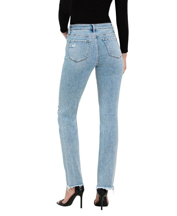 Flying Monkey Women's High Rise Straight Jeans - Macy's