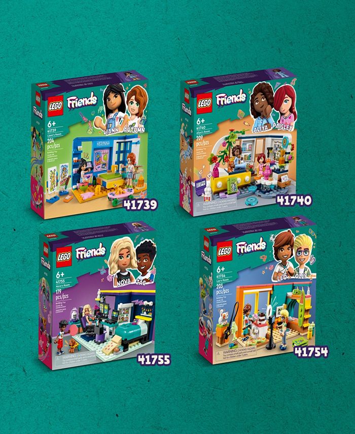 LEGO® Friends Nova's Room 41755 Toy Building Set with Nova, Zac and Dog ...