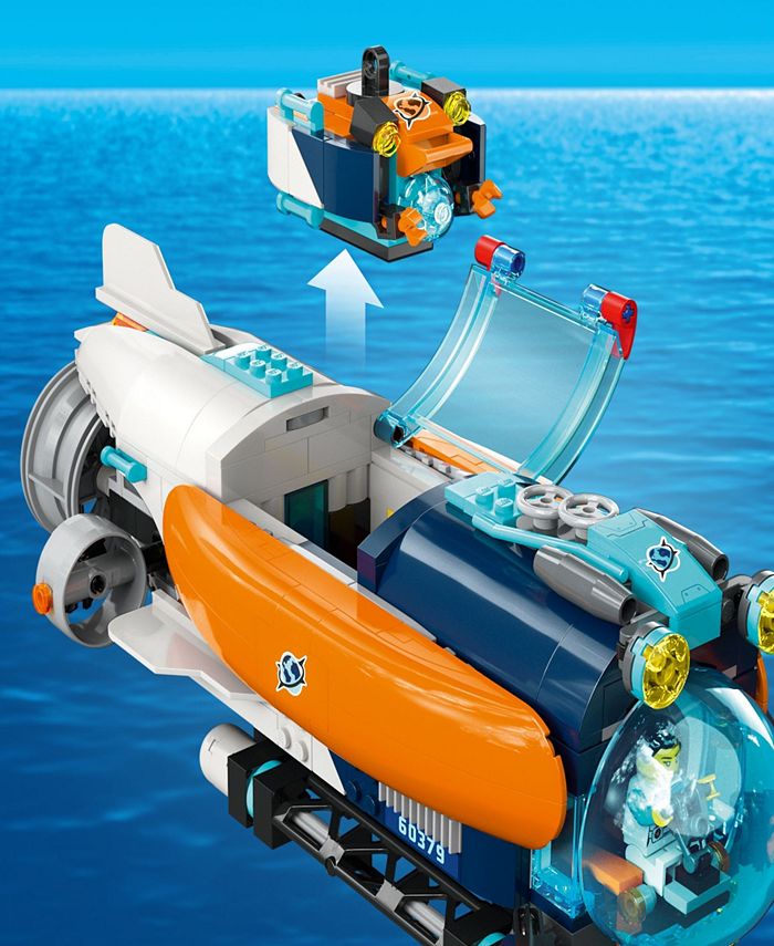 LEGO® City 60379 Deep-Sea Explorer Toy Submarine Building Set - Macy's