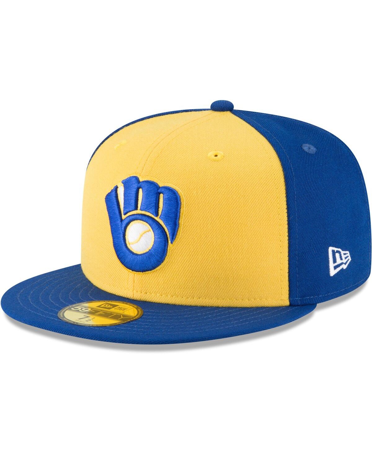 Click here for Mens New Era Yellow Milwaukee Brewers Cooperstown... prices