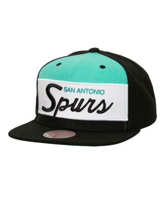Men's Mitchell & Ness White, Black San Antonio Spurs Retro Sport ...