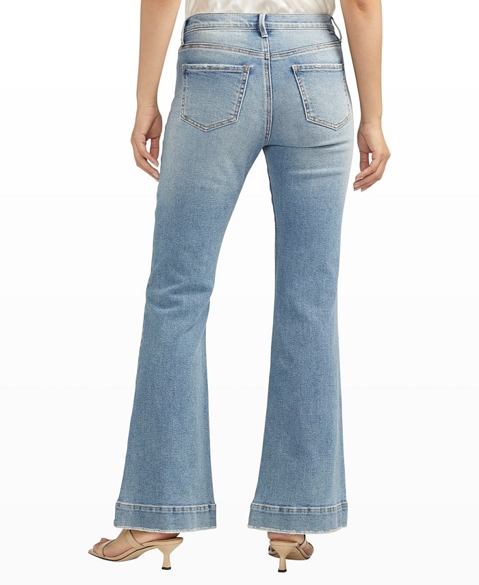 JAG Women's Kait Mid Rise Flare Leg Jeans - Macy's