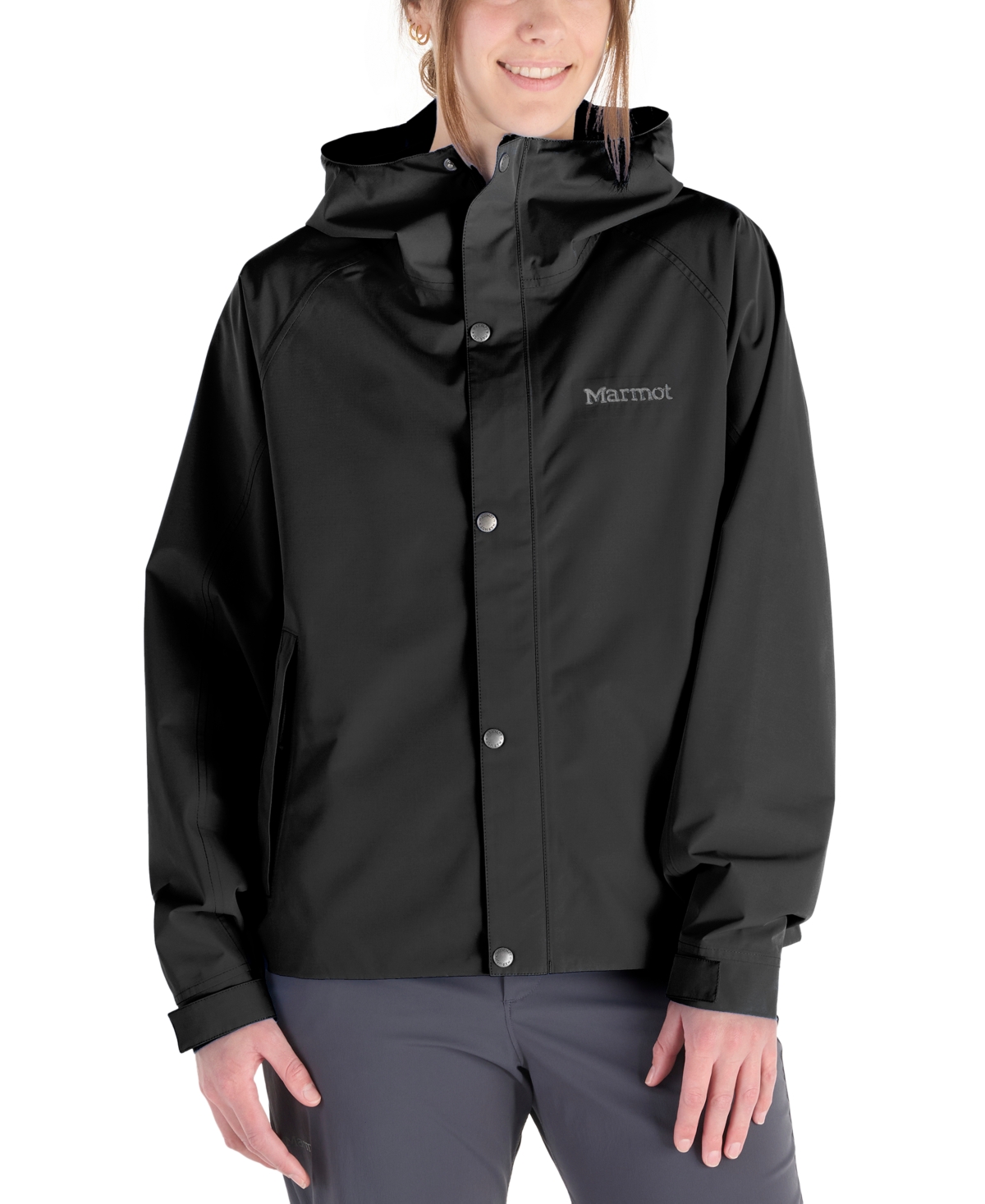 Click here for Marmot Womens Cascade Hooded Waterproof Jacket - B... prices