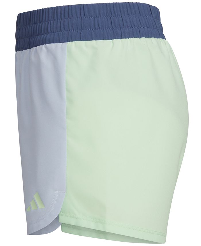 adidas Big Girls AEROREADY Colorblocked Woven Pacer Shorts - Macy's
