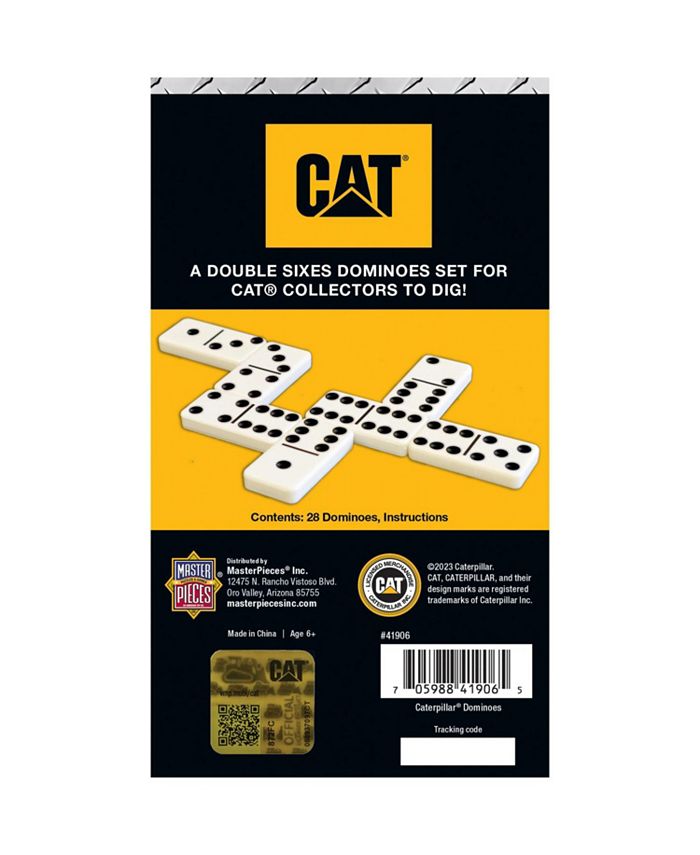 MasterPieces Puzzles MasterPieces CAT - Caterpillar Dominoes Game for ...