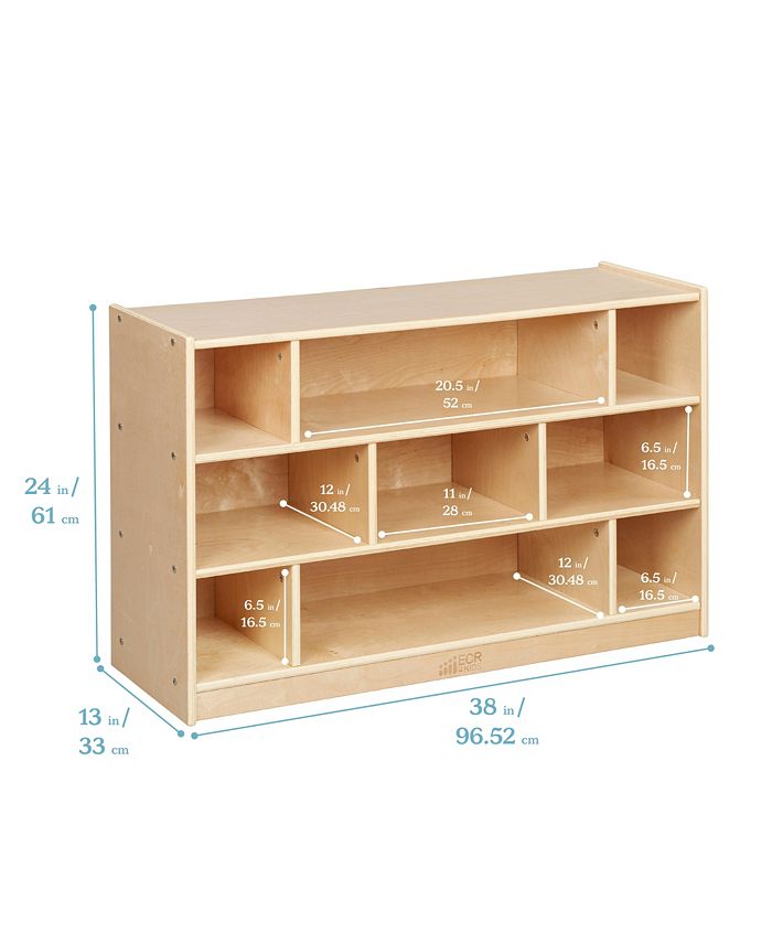 ECR4Kids Mobile Block Storage Cart, Medium, Natural - Macy's