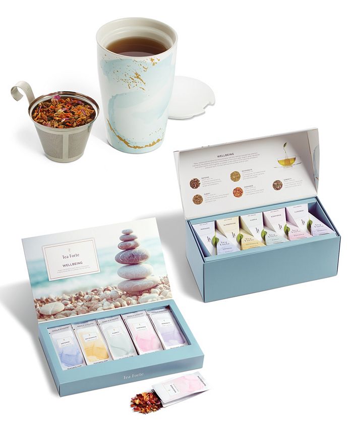 Tea Forte Wellbeing Spa Tea Bundle, 3 Piece - Macy's