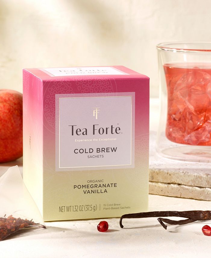 Tea Forte Cold Brew Duo and Poom Cup Tea Bundle, 4 Piece - Macy's
