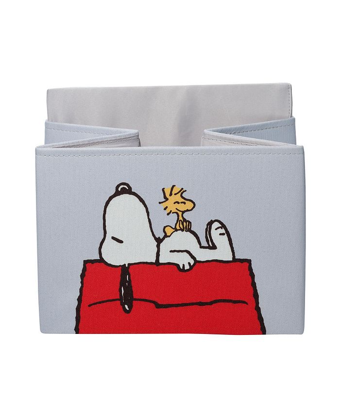 Lambs & Ivy Snoopy Foldable/Collapsible Storage Bin/Basket Organizer w ...