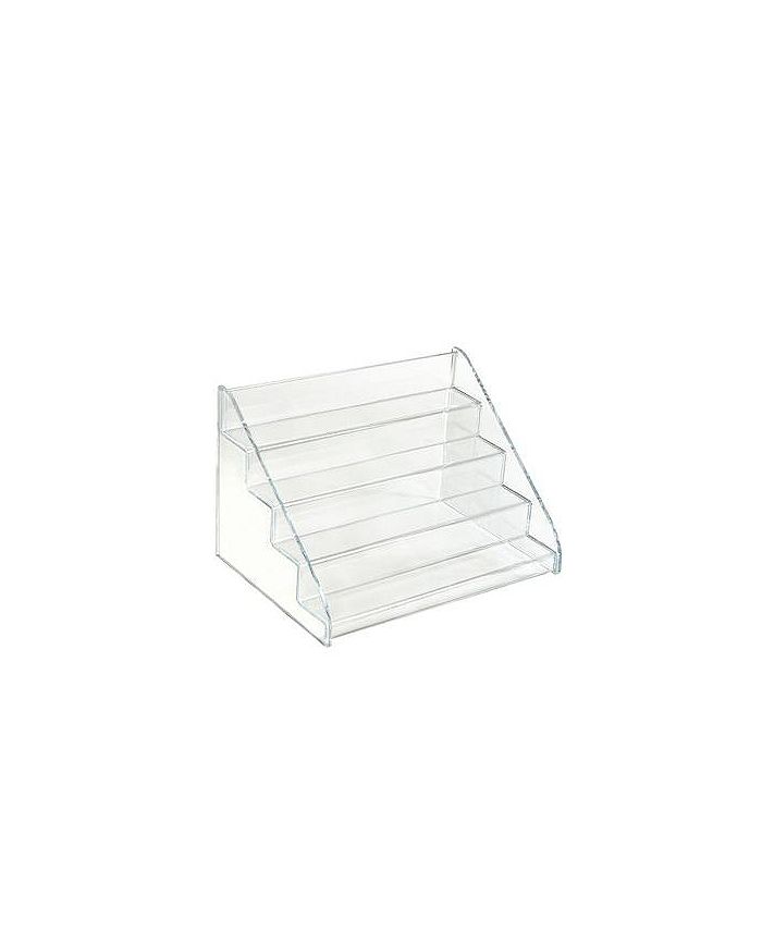 Azar Displays Four-Tier Shelf Counter Step Display, 12" wide - Macy's