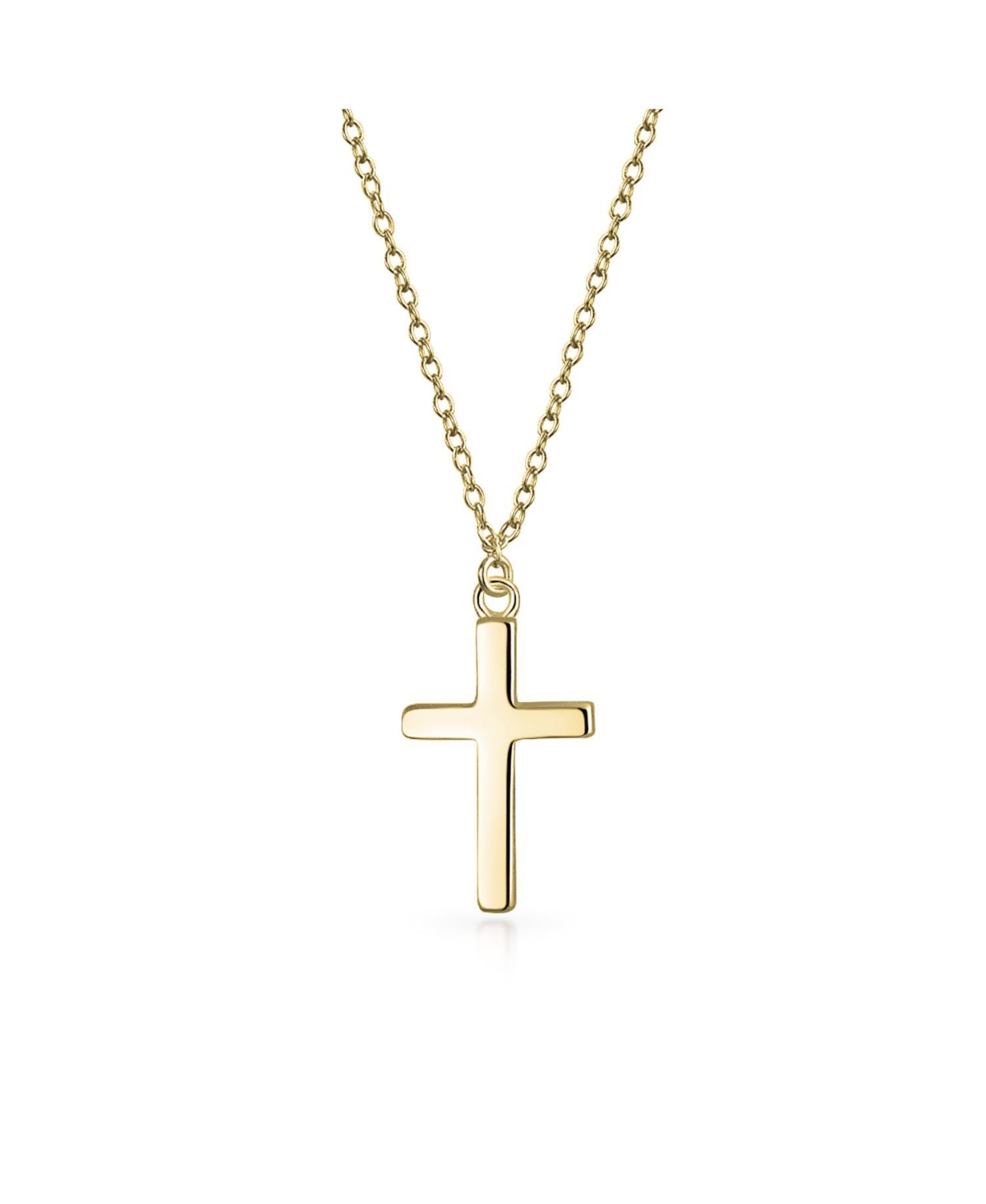 Click here for Bling Jewelry Delicate Small Latin Cross Pendant N... prices