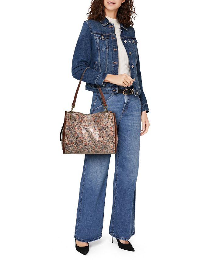 American Leather Co. Lenox Triple Entry Satchel - Macy's