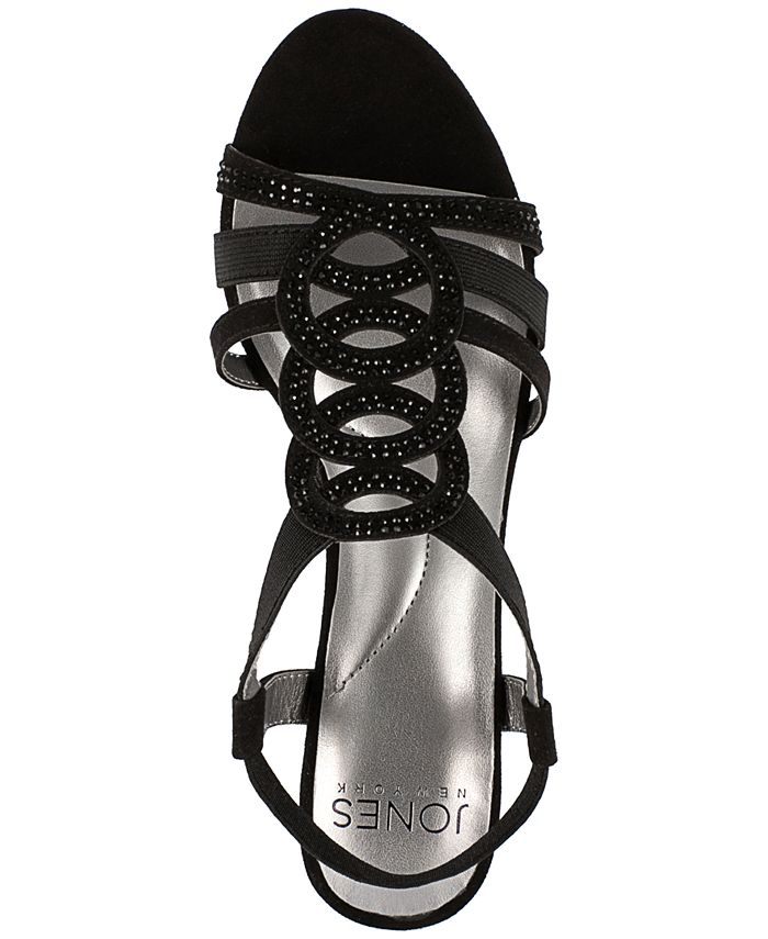 Jones New York Women's Denice Strappy Wedge Sandals - Macy's