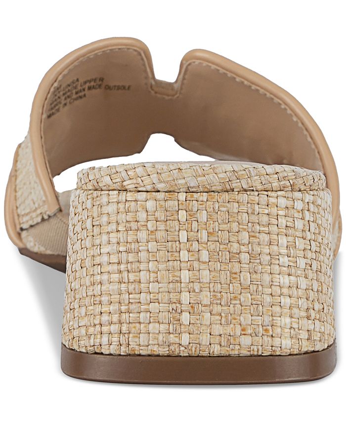 Jones New York Women's Unsa Block Heel Slide Sandals - Macy's