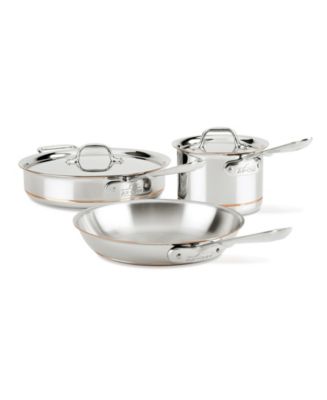 All-Clad Copper Core 5-Ply Bonded 5 Piece Cookware Set - Macy's