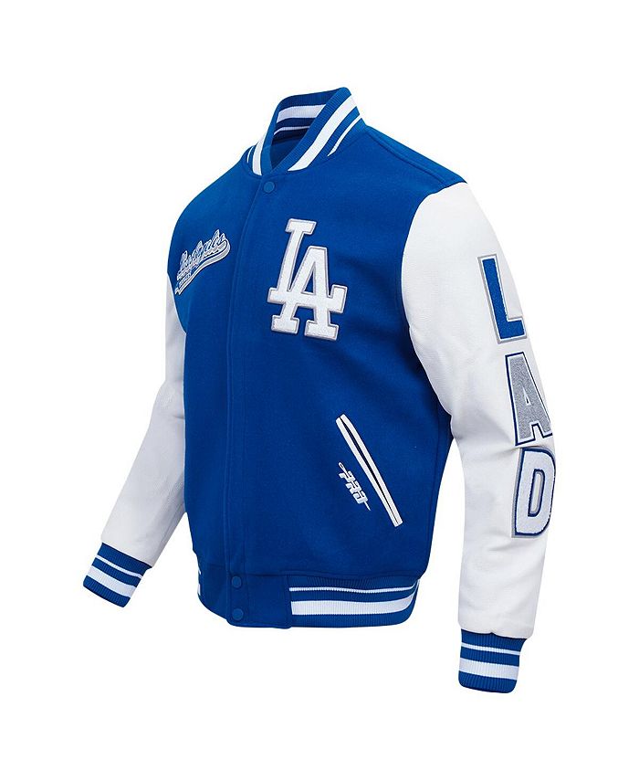 Pro Standard Men's Royal Los Angeles Dodgers Script Tail Wool Full-Zip ...