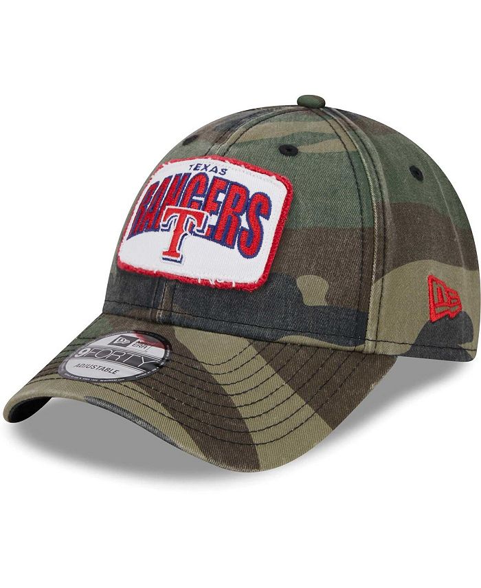 New Era Men's Camo Texas Rangers Gameday 9FORTY Adjustable Hat - Macy's