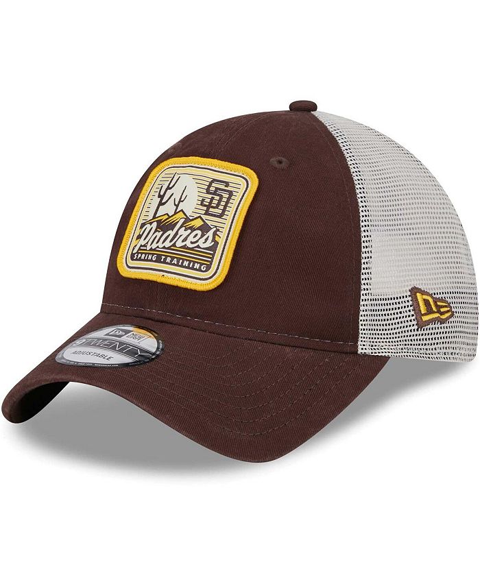 New Era Men's Brown, White San Diego Padres Spring Training Striped ...