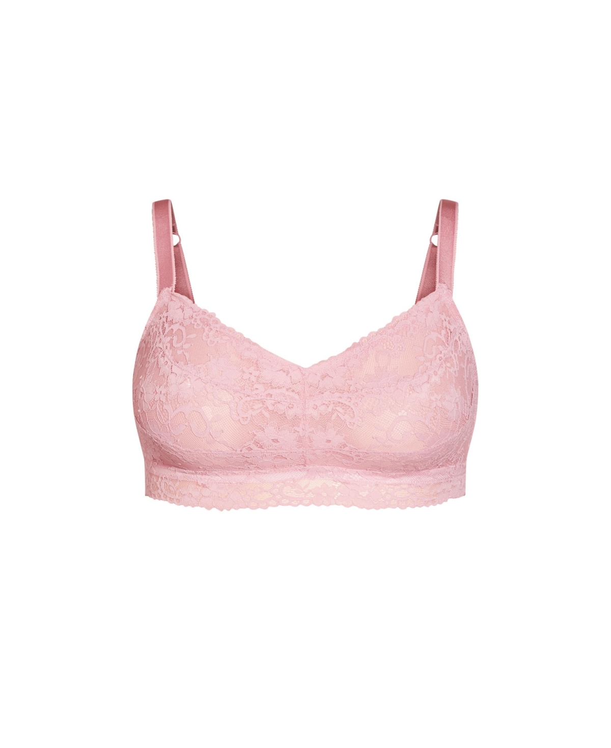 Click here for Plus Size Full Coverage Bralette - Blossom pink prices