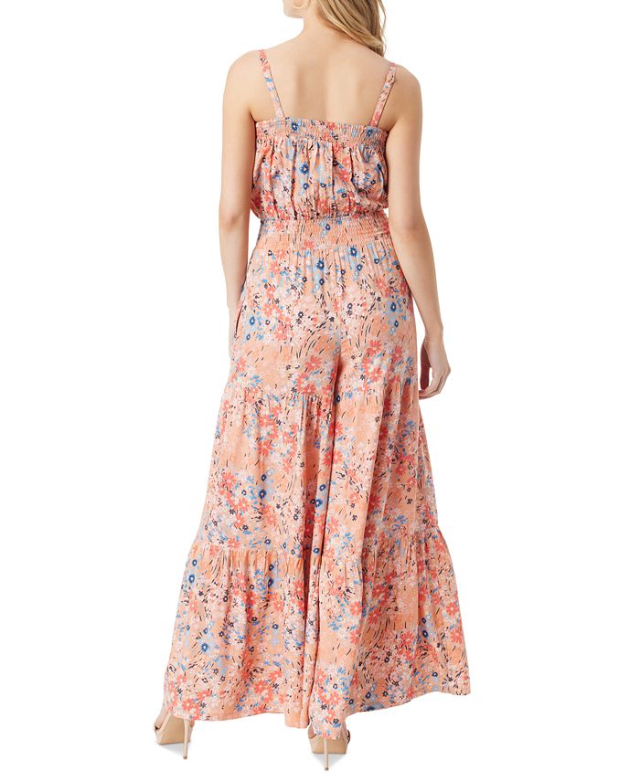 Jessica Simpson Women's Devyn Strapless Smocked Jumpsuit - Macy's