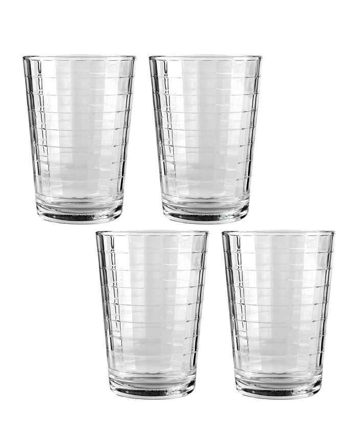 Circleware Matrix Set of 4 - 7 oz Juice Glasses - Macy's