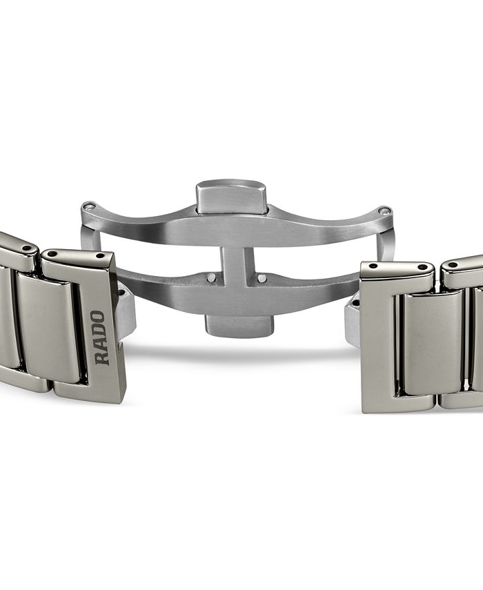 Rado Unisex Swiss Automatic True Gray Plasma Titanium Bracelet Watch ...