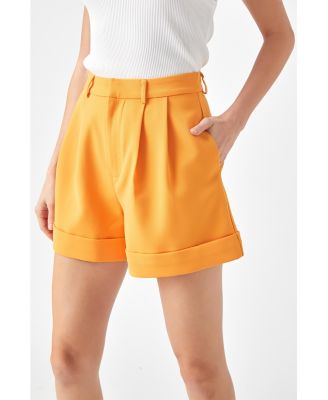 Women's Pin tucked Shorts - Macy's