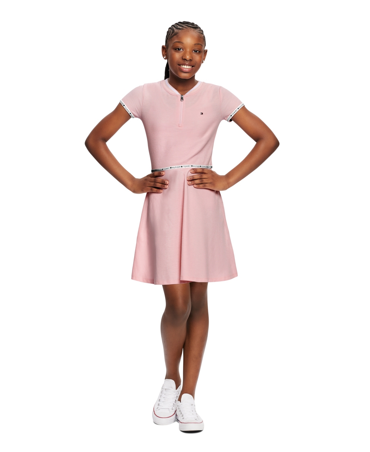 Click here for Tommy Hilfiger Toddler Girls Quarter Zip Dress - L... prices