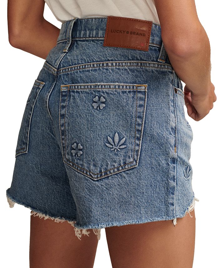 Lucky Brand Women's Lucky Legend '90s Midi Denim Shorts - Macy's