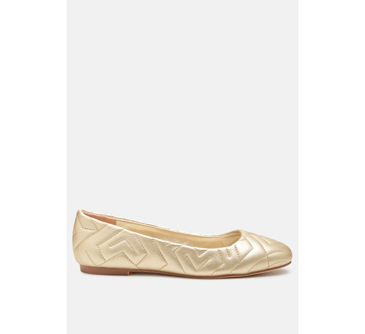 Click here for janice quilted ballerina flats - Gold prices