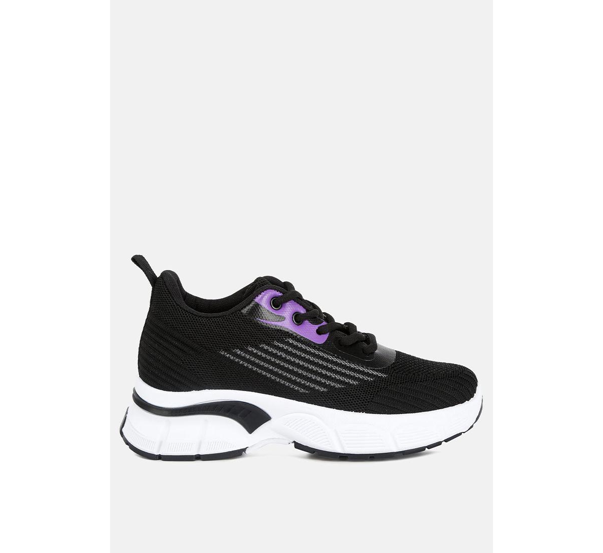 Click here for neolyne lug sole athletic sneakers - Black prices