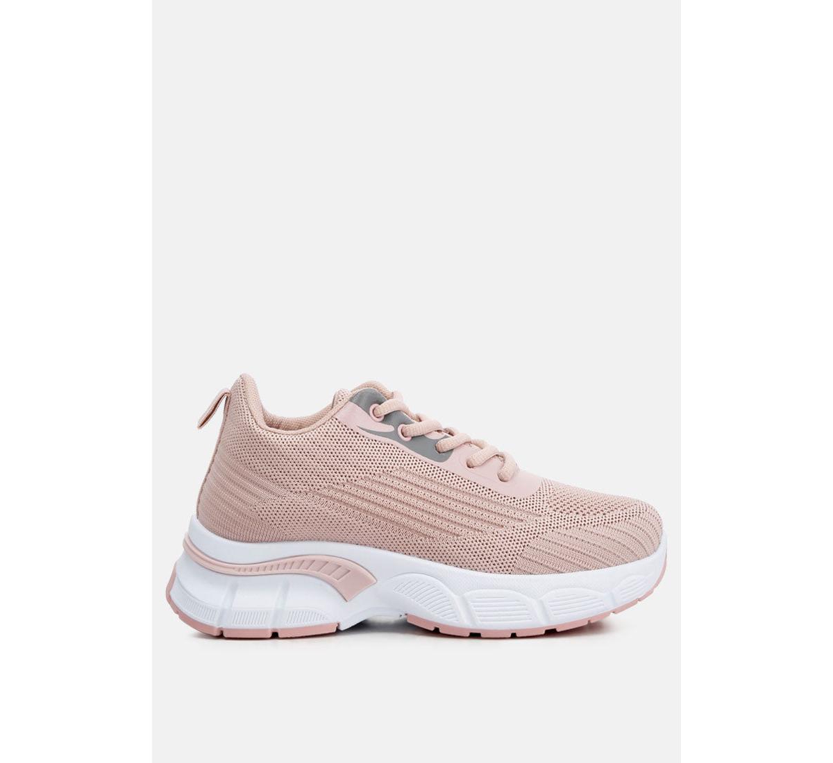 Click here for neolyne lug sole athletic sneakers - Pink prices