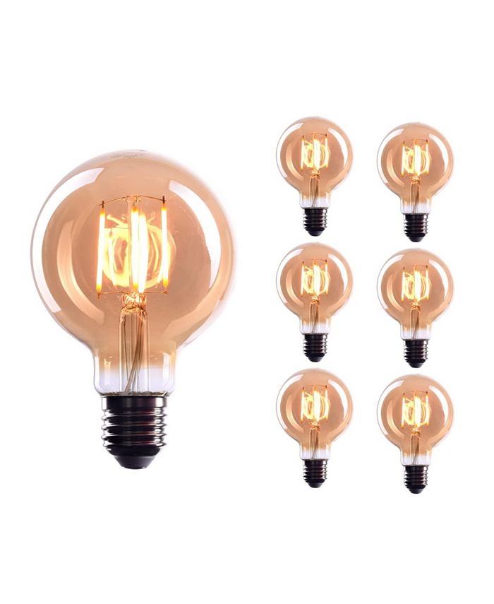CROWN LED Dimmable Edison Light Bulb with E27 Socket - Macy's
