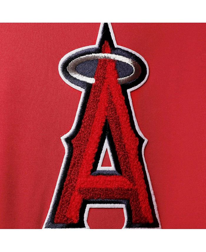 Pro Standard Men's Red Los Angeles Angels Team Logo Pullover Hoodie ...