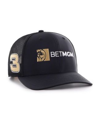 Men's '47 Brand Black Austin Dillon Bet MGM Sure Shot Brrr Trucker ...